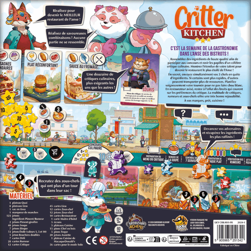 Critter Kitchen, avis, critique et test de jeu - Meeple QC